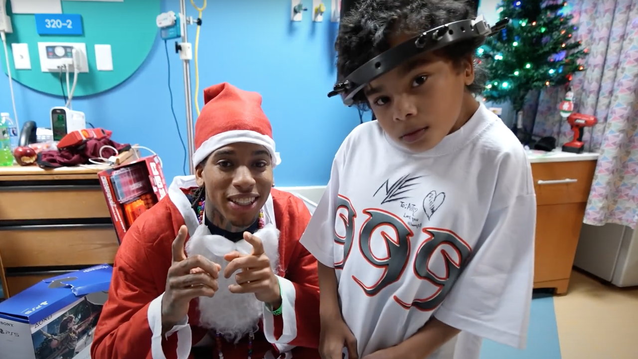 NLE Choppa осчастливил тяжелобольного фаната в Рождество - Звук